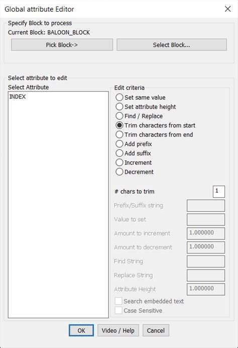 Global Attribute Editor Cpattedit Cadpower Command Cadpower