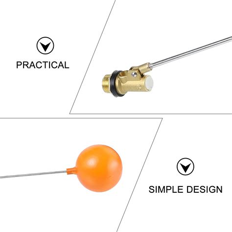 Red Switches Water Level Controller Tank Ballcock Fittings Male Thread Water Float Water Level