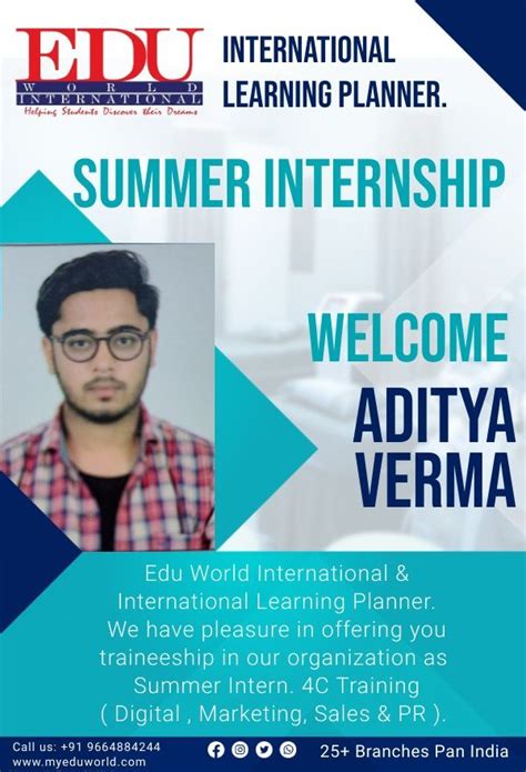 Aditya Verma On Linkedin Eduwordinternationalsurat Learningeveryday