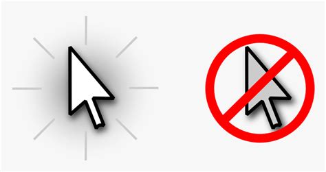 Arrow Hide Show Pointer Mouse Pointer Computer Do Not Step On The Toilet HD Png Download