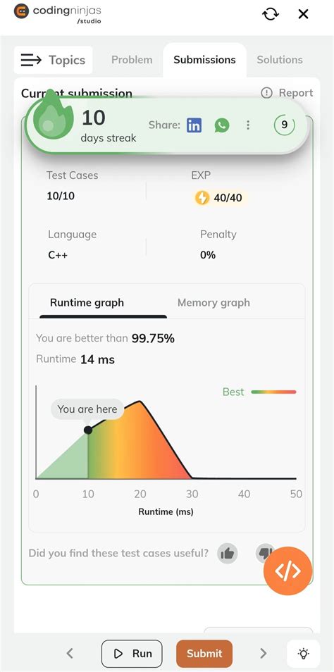 Day 10 Of 75daysofcodechallenge Solveddsa Problem Prem Raj Posted