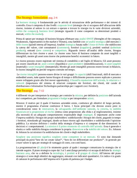 Elementi Di Programmazione Aziendale Docsity