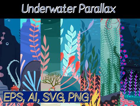 D Underwater Parallax Backgrounds D Environments Unity Asset Store