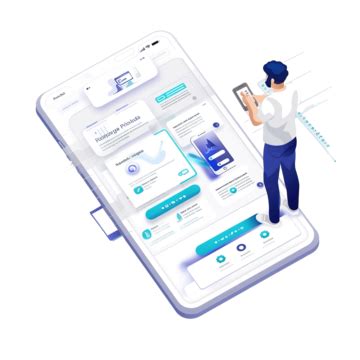React Native Programmer Landing Page Concept React Native Javascript PNG Transparent Image
