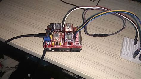 Controle Motores De Passo Com Esp32 E Cnc Shield V3 Youtube