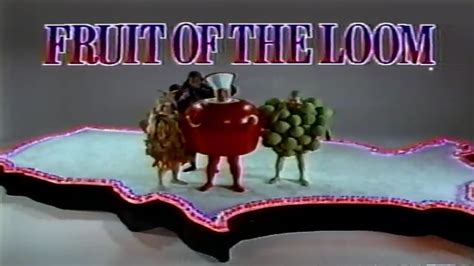 1980s Fruit Of The Loom Commercial Youtube