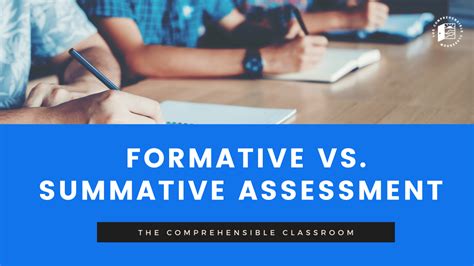 Formative Vs Summative Assessment The Comprehensible Classroom