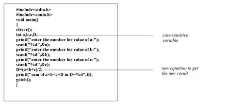input process output how to write a program using case sensitive