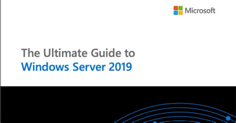 EBook The Ultimate Guide To Windows Server 2019