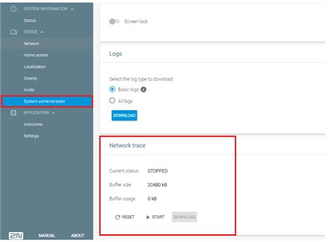 network trace and syslog how to download net trace and syslog from 2n