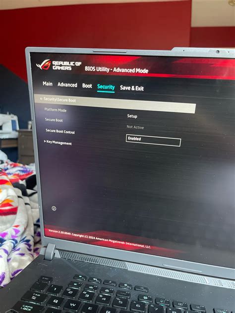 How To Enable Secure Boot R Asusrog