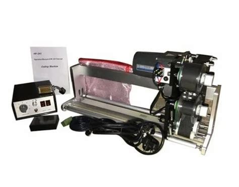 Stainless Steel Hot Coding Batch Printing Machine 10 Sec Per Piece Automation Grade Automatic