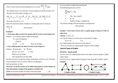 SOLUTION Engineering Discrete Mathematics Fundamentals Of Graphs Notes Studypool