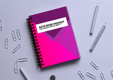 Spiral Notebook Cover Mockup 30904300 Psd