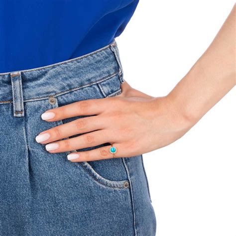 خرید و قیمت انگشتر فیروزه زنانه طلا در طراحی های جدید و جذاب گالری پرسته