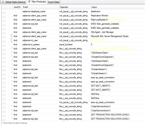 extended events filter predicate 3000 characters limit