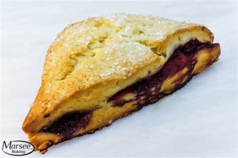 Raspberry Dessert Scone Large 6ct Marsee Baking