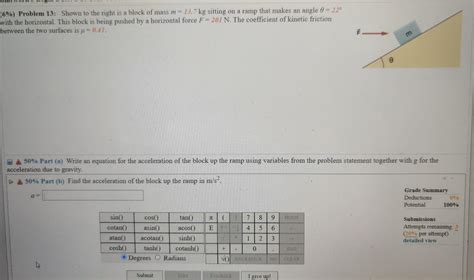 solved 6 problem 13 shown to the right is a block of