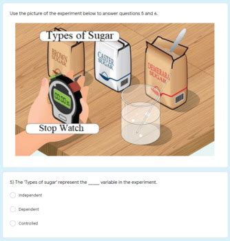 Variables In Experiments Quiz By Teacher Ben S Online Assessment Resources