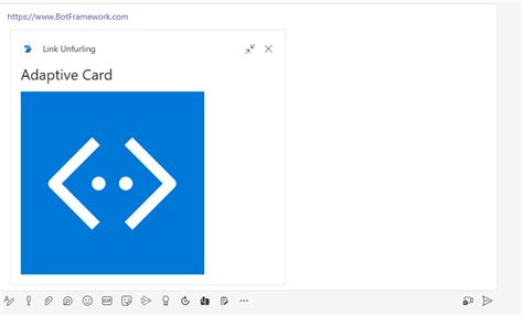 Adaptive Card Response Payload For Link Unfurling Not Works · Issue