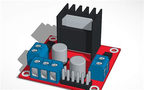 3d Design H Bridge L298n Tinkercad
