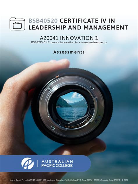 Innovation1 Assessments V10 Pdf Innovation Leadership