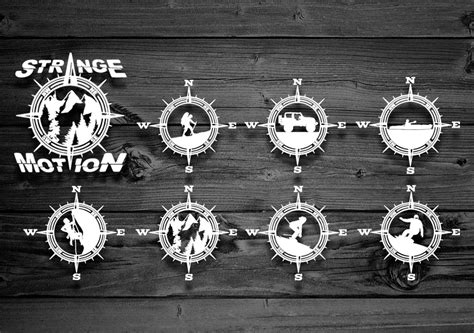 Palm Tree Compass Decal Car Decal Palmetto Decal Palm Tree Decal