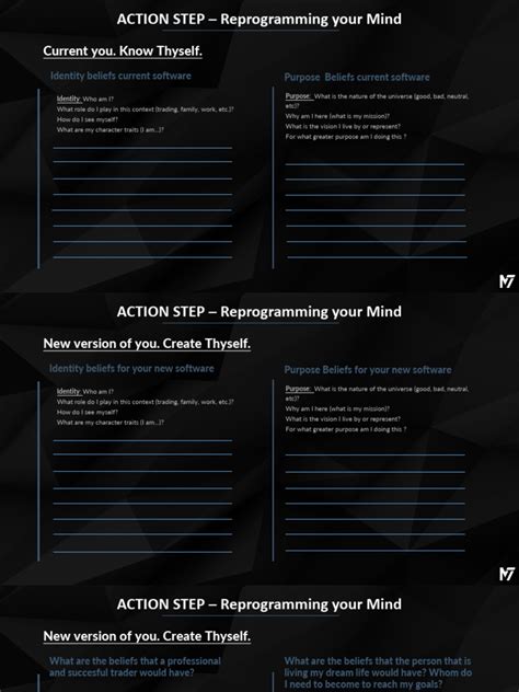 Action Step Printables Download Free Pdf Psychological Concepts