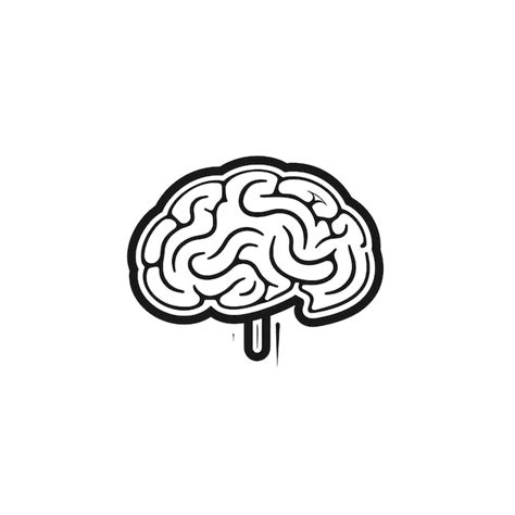 Premium Ai Image Brain Vector Illustration