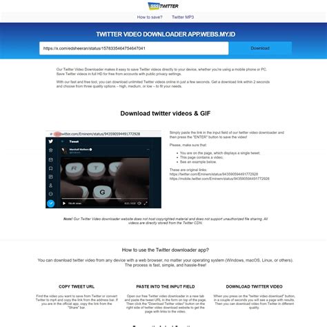 Source Code X Twitter Video Downloader — Afianf