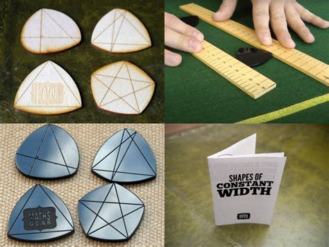 shapes of constant width set of 4 maths gear mathematical