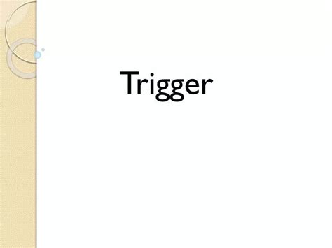 Ppt Trigger Powerpoint Presentation Free Download Id2740545