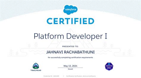 Salesforce Salesforcecertified Platformdeveloper Professionalgrowth Careermilestone