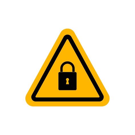 Premium Vector Alarmed Locked Padlock Vector Icon