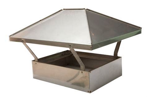 Шапка за комин четирискатна от ламарина неръждавейка Inox Размер на