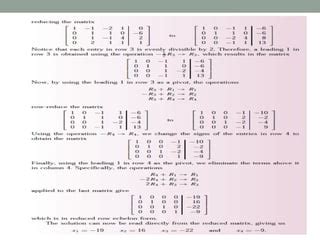 definition types operations properties application of matrices | PPT