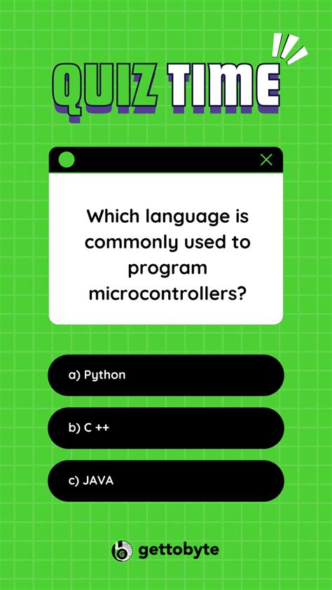 Gettobyte Technologies Pvt Ltd On Linkedin Semiconductorquiz Microcontrollertrivia