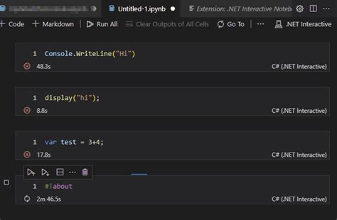 Extension Completely Stopped Running Notebooks Issue Dotnet Interactive GitHub