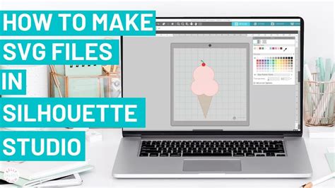 How To Make Svg Files In Silhouette Studio Youtube