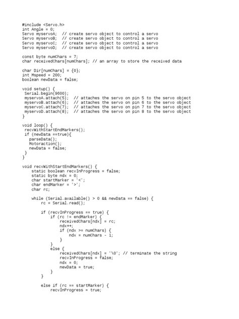 Arduino Code Pdf Notation Computer Data