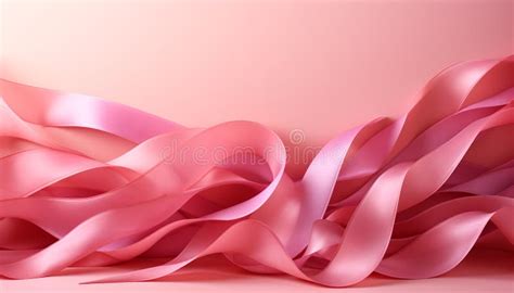 Abstract Wave Pattern In Vibrant Pink And Blue Colors Generated By Ai