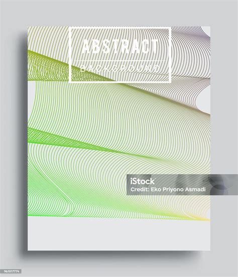 Abstract Geometric Line Pattern Background For Business Brochure Cover