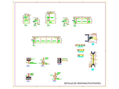 Pivot Block Autocad Drawing
