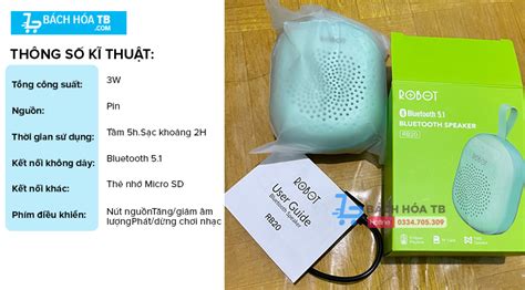 Loa Bluetooth Mini Robot Rb