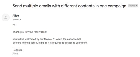 Send Multiple Emails With Different Contents In One Campaign Documentation Yet Another Mail