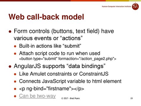 Brad Myers Advanced User Interface Software Spring Ppt Download