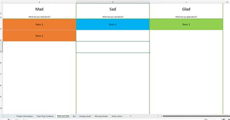 Lessons Learned Excel Template For Project Managers Etsy