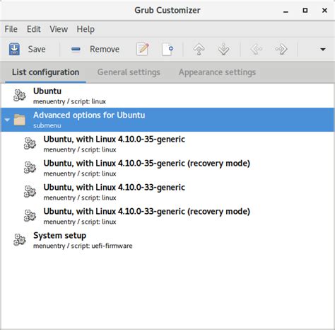 Grub How Do I Remove Advanced Options For Ubuntu In GRUB Menu Ask Ubuntu
