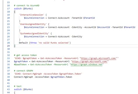 password less azure automation service accounts