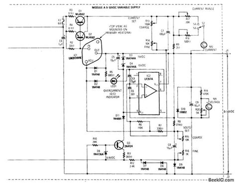 Lab Power Supply Schematic
